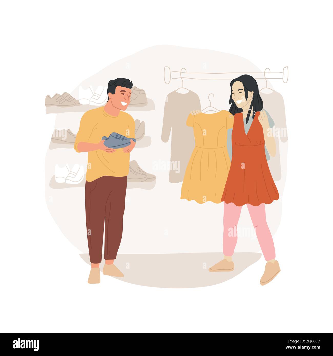 Friends advice isolated cartoon vector illustration. Teenager needs ...