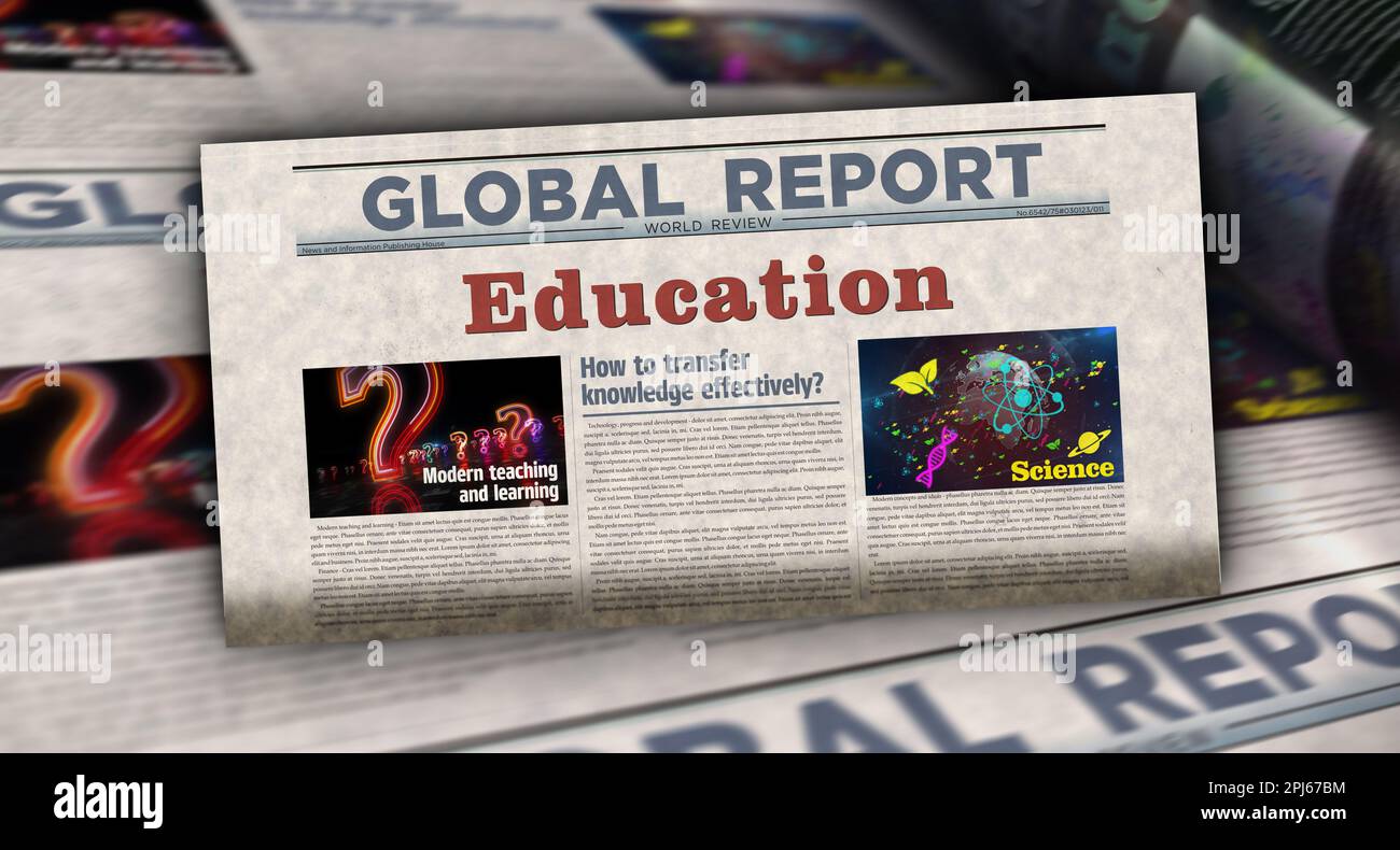 Education Newspaper Ads Design