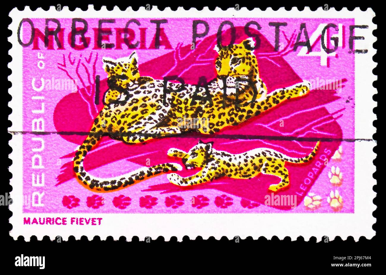 MOSCOW, RUSSIA - MARCH 25, 2023: Postage stamp printed in Nigeria shows ...