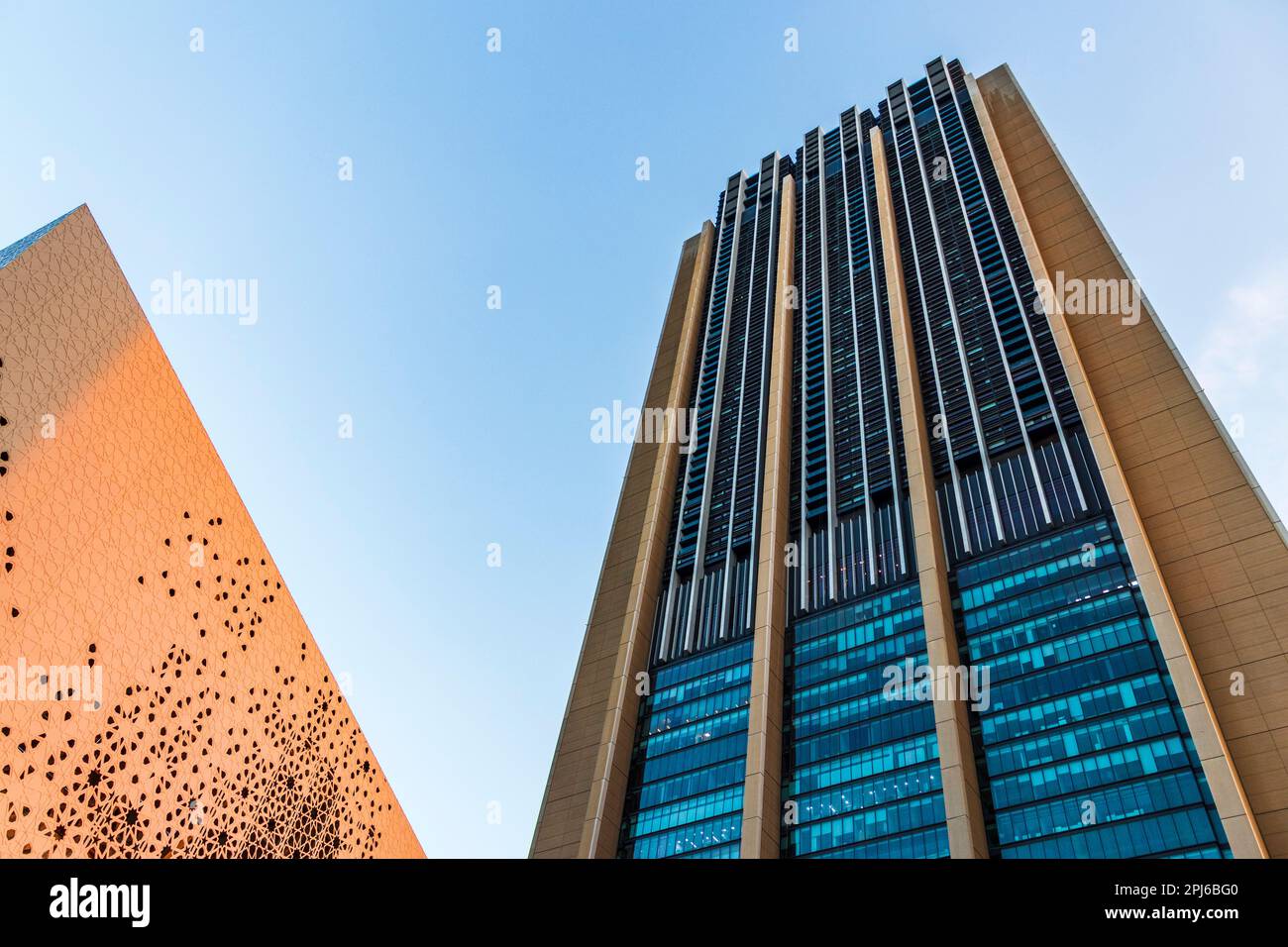 Dubai, UAE - 01.21.2023 - Index tower at Dubai International Financial ...