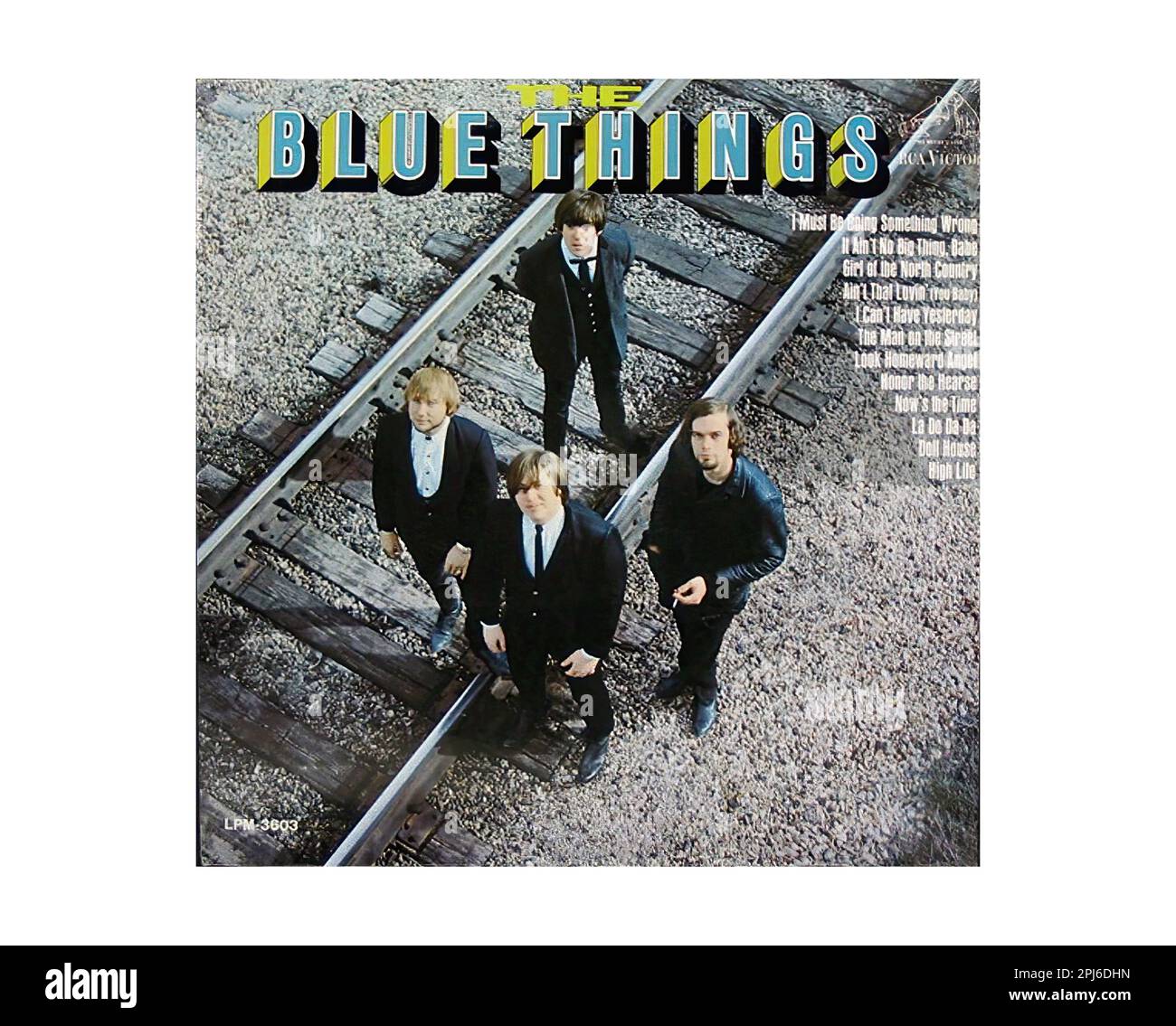 Blue Things 1966 - Vintage U.S. Music Vinyl Record Stock Photo - Alamy