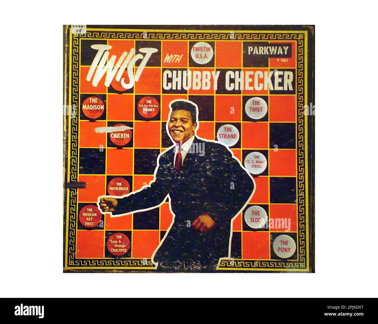 Checker Chubby 1960 - Vintage U.S. Music Vinyl Record Stock Photo - Alamy