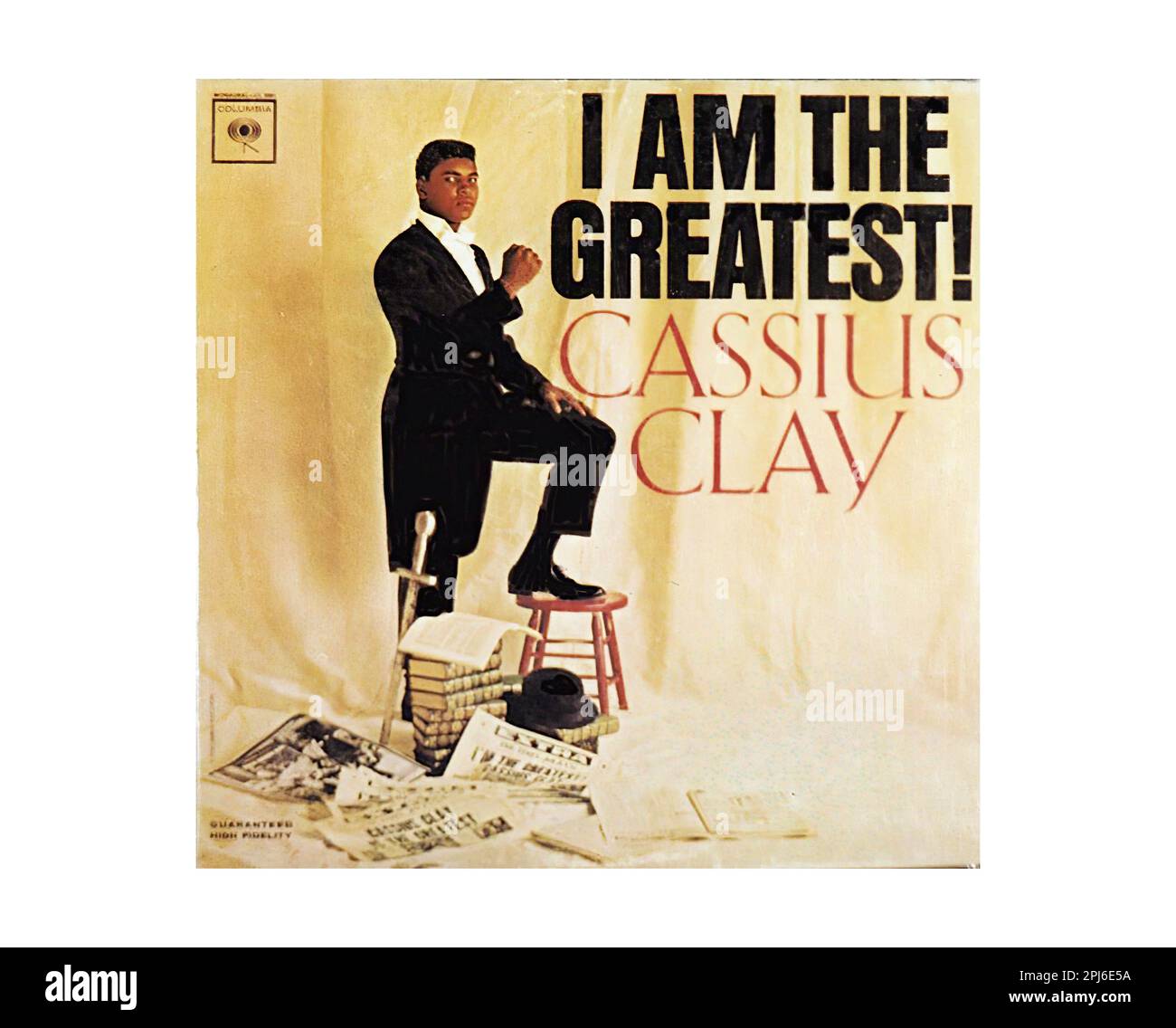 Clay Cassius 1963 - Vintage U.S. Music Vinyl Record Stock Photo - Alamy
