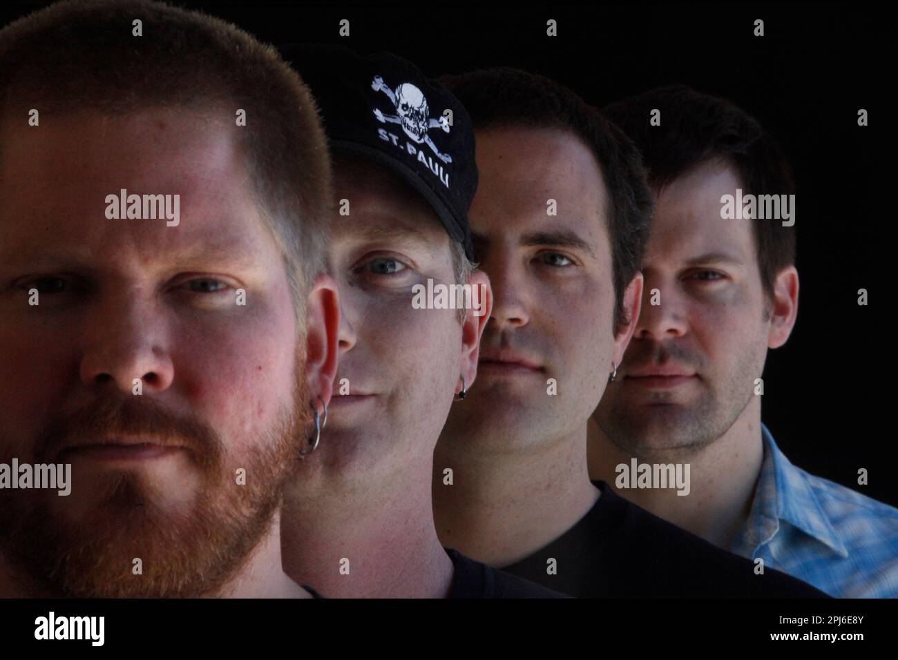 Ryan Massey (l to r), Scott Healy, John Peck and Rory Henderson of ...