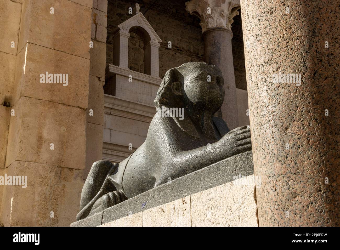 The 3000 year old Egyptian Sphinx is the famous attraction of Split ...