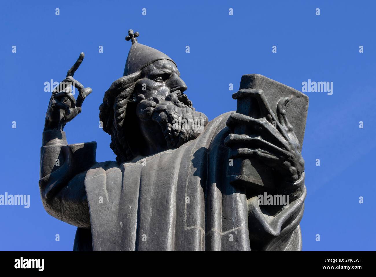 Monumental bronze statue of Gregory of Nin and sights of Split, Split ...