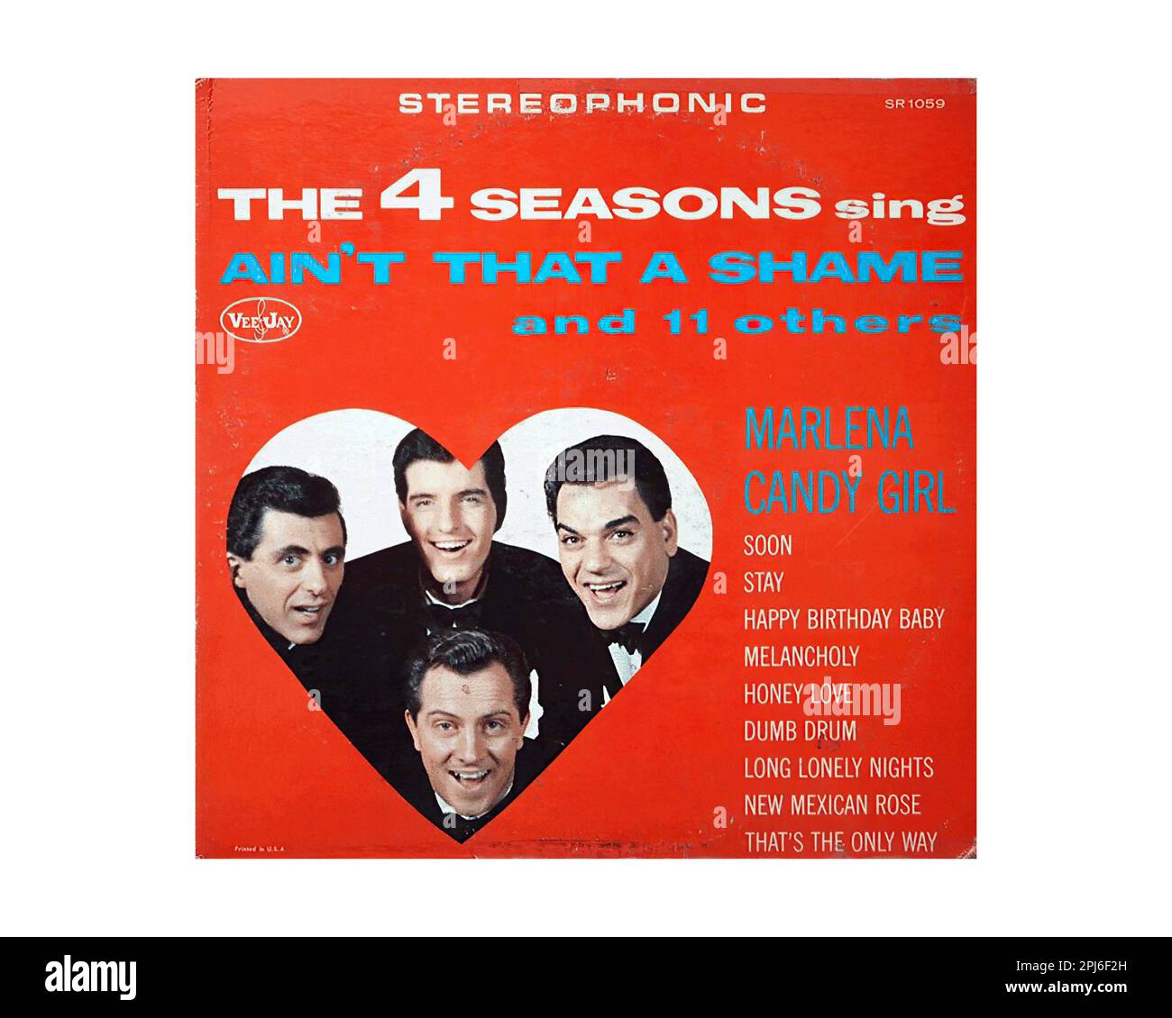 Four Seasons 1963 - Vintage U.S. Music Vinyl Record Stock Photo - Alamy