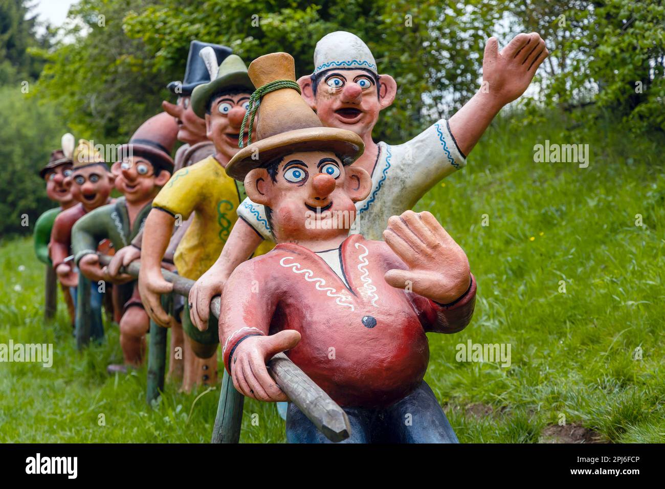 The Seven Swabians, fairytale characters, the adventures of seven ...