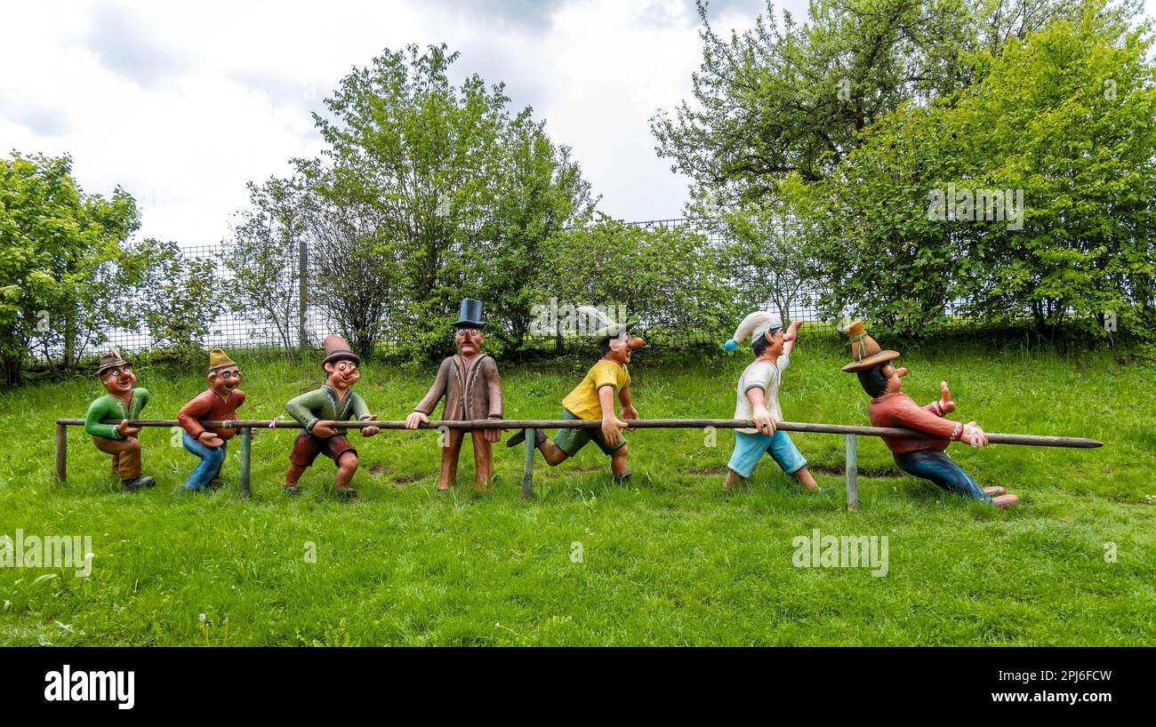 The Seven Swabians, fairytale characters, the adventures of seven ...