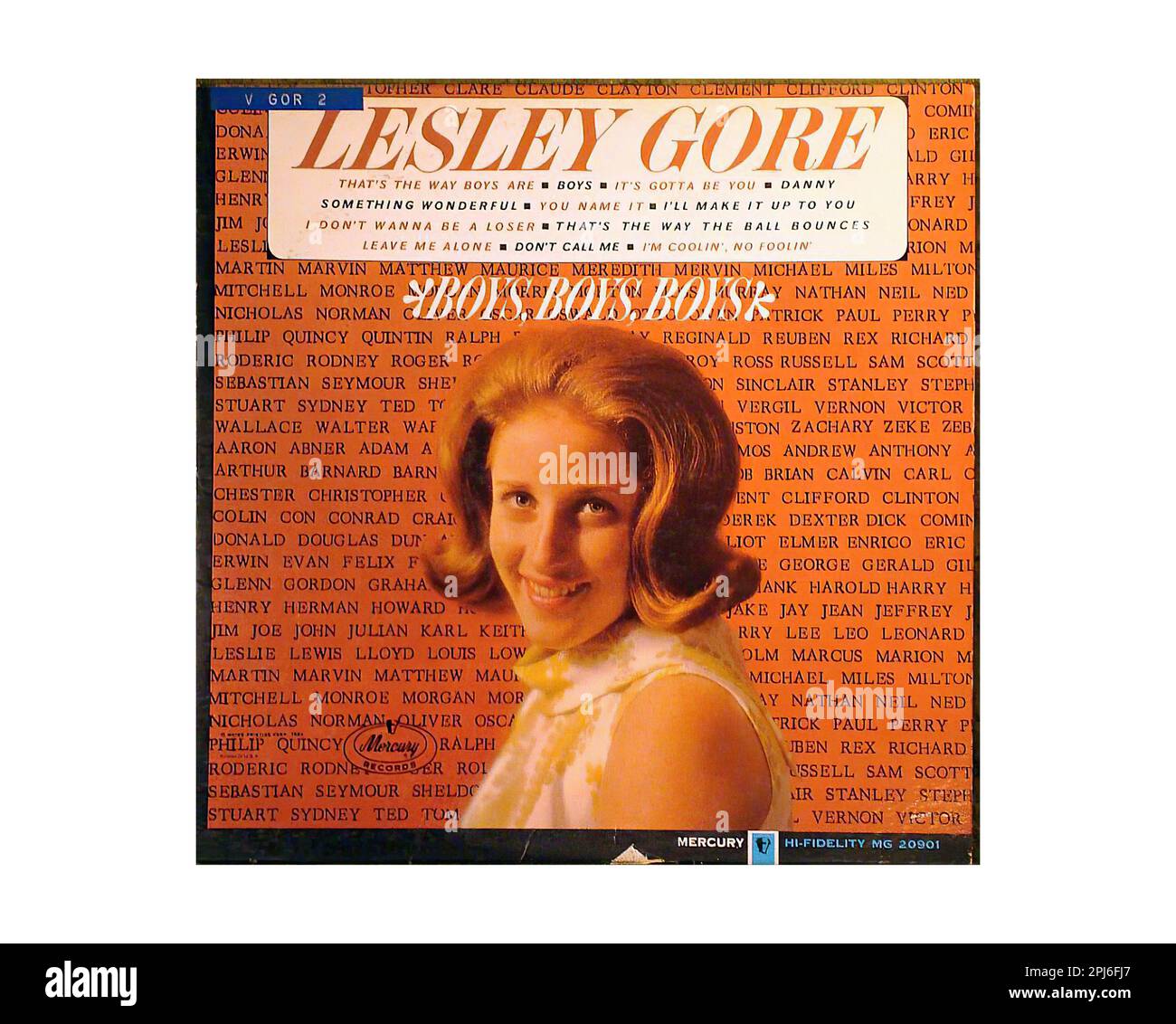 Gore Lesley 1964 - Vintage U.S. Music Vinyl Record Stock Photo - Alamy