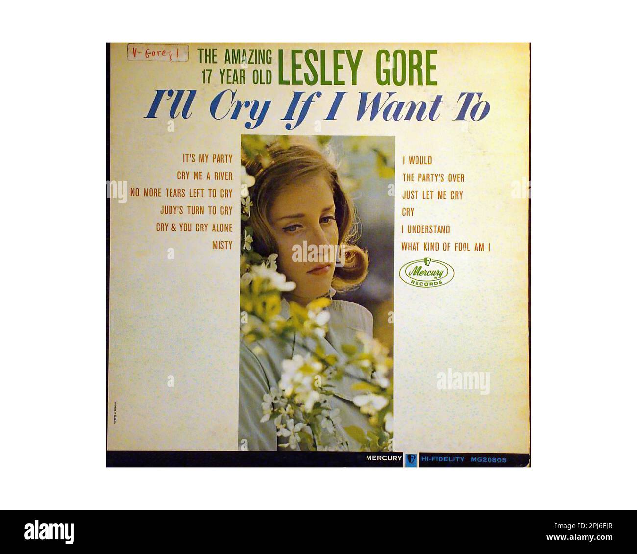 Gore Lesley 1963 - Vintage U.S. Music Vinyl Record Stock Photo - Alamy