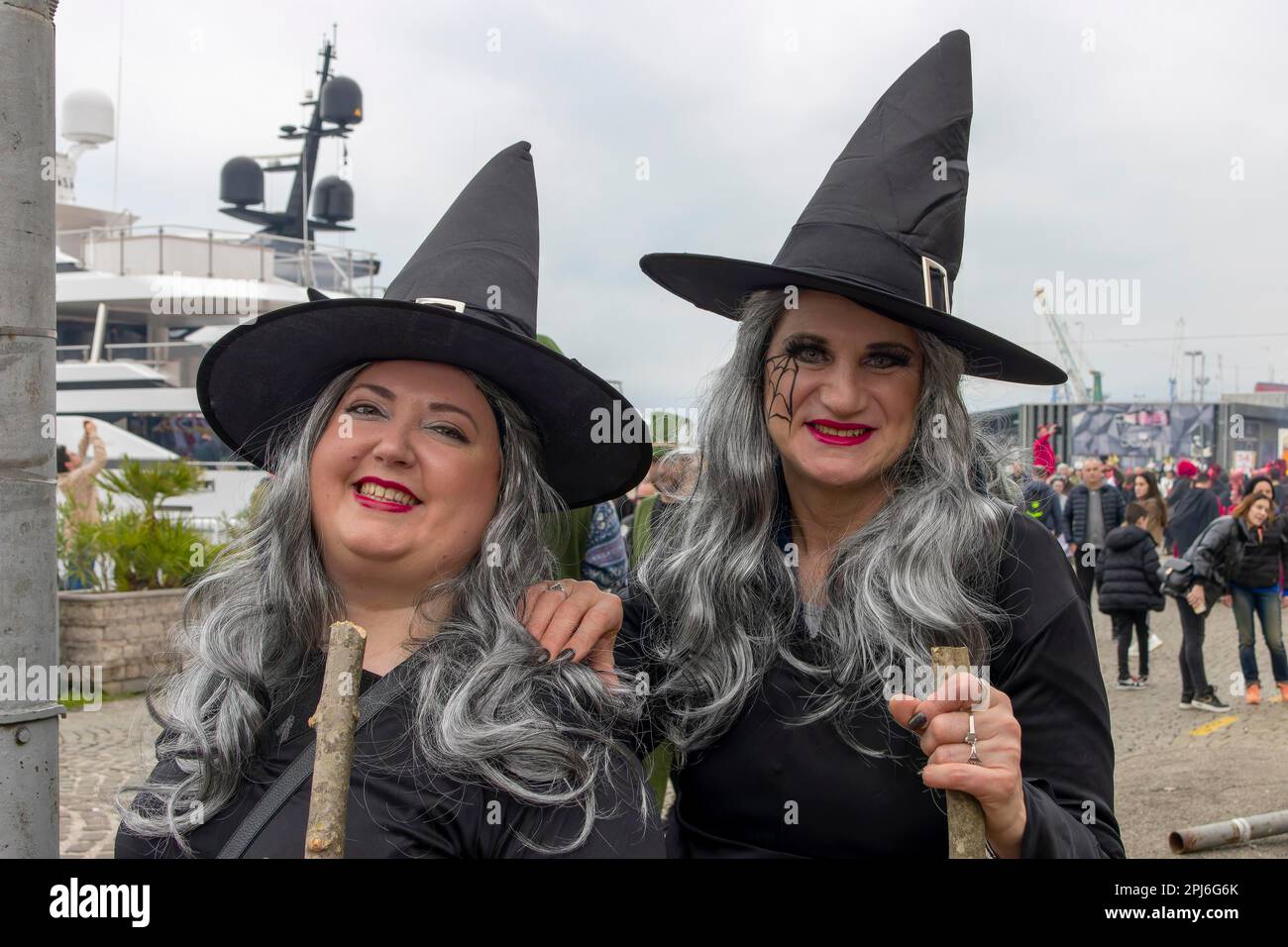 Two funny witches in hi-res stock photography and images - Alamy