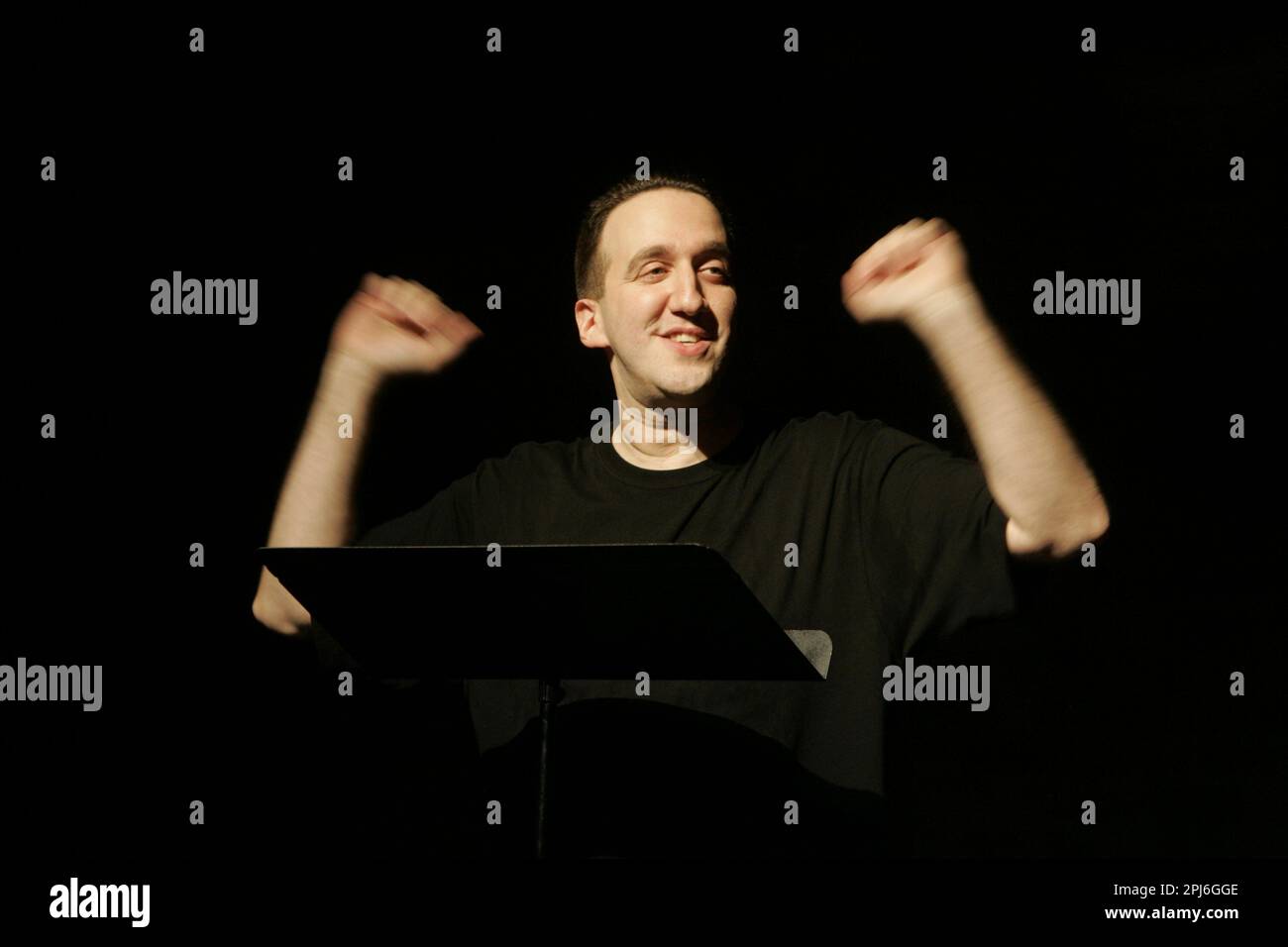 Danny Hoch as himself in the dress rehearsal for "Taking Over" his ...