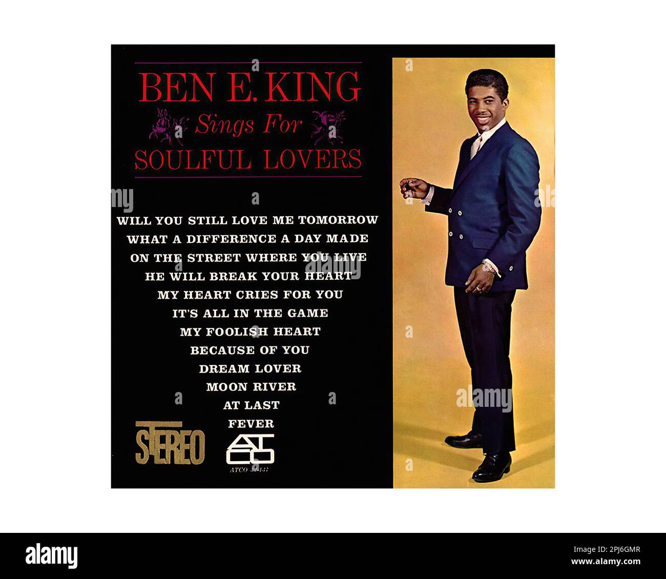 King Ben E 1962 - Vintage U.S. Music Vinyl Record Stock Photo - Alamy