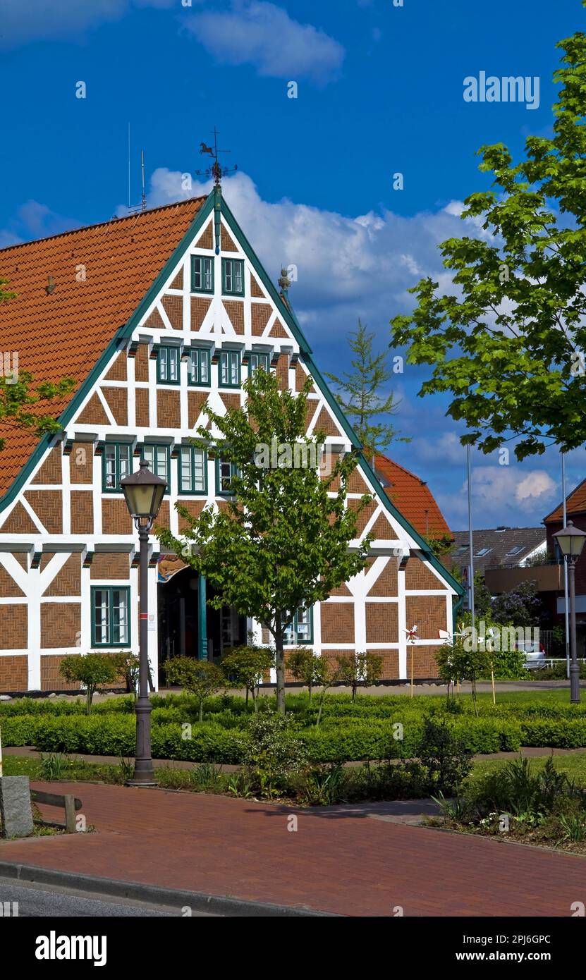 Town hall of the municipality of Jork, Graefenhof from 1783, Stade ...