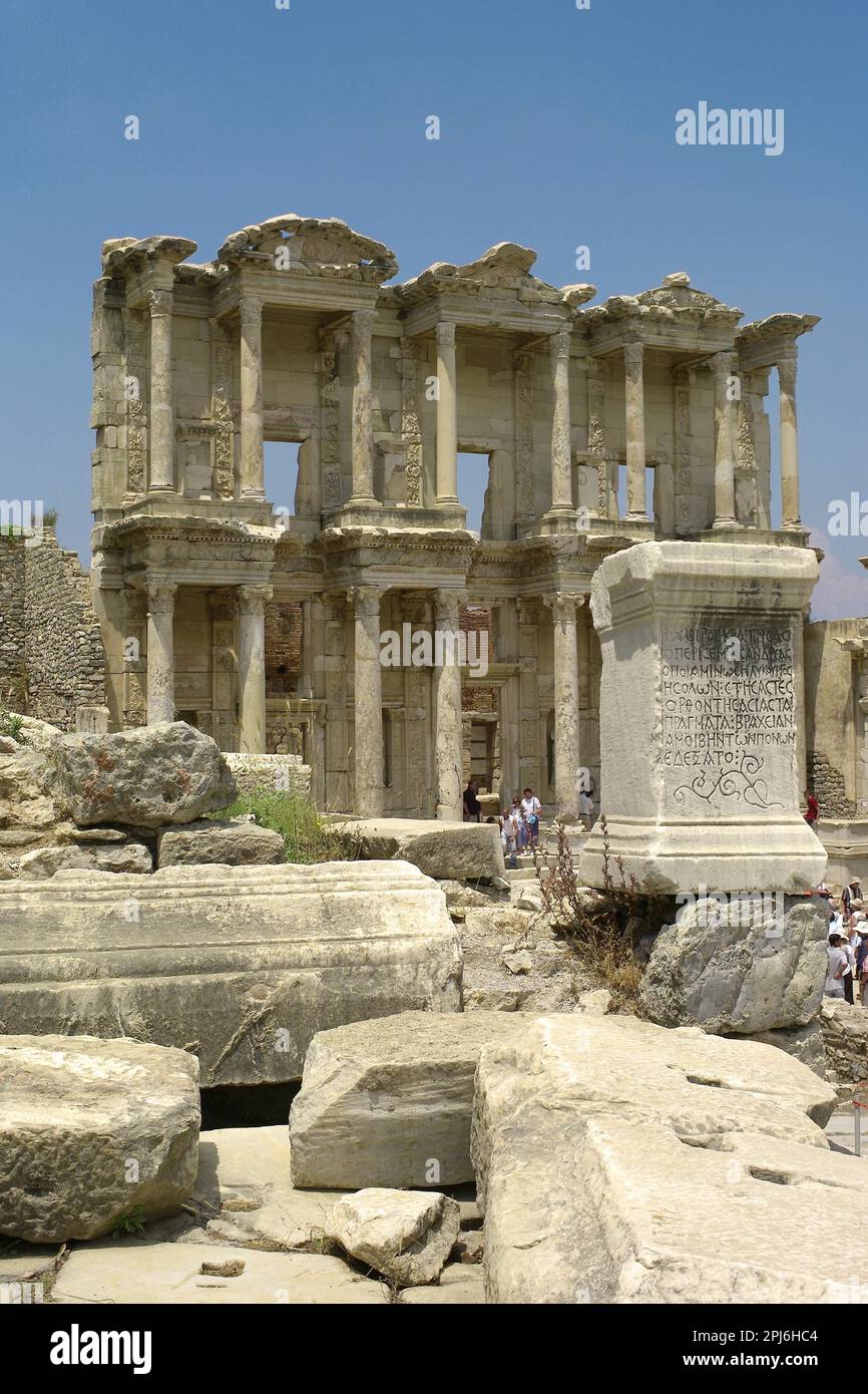 Library, Ephesus, Turkey Stock Photo - Alamy