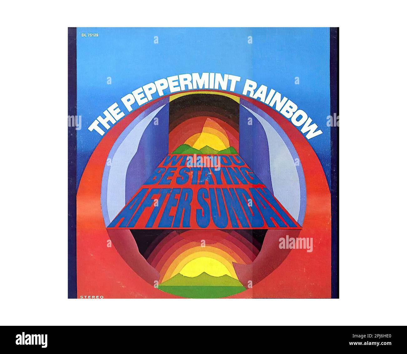 Peppermint Rainbow 1969 - Vintage U.S. Music Vinyl Record Stock Photo ...