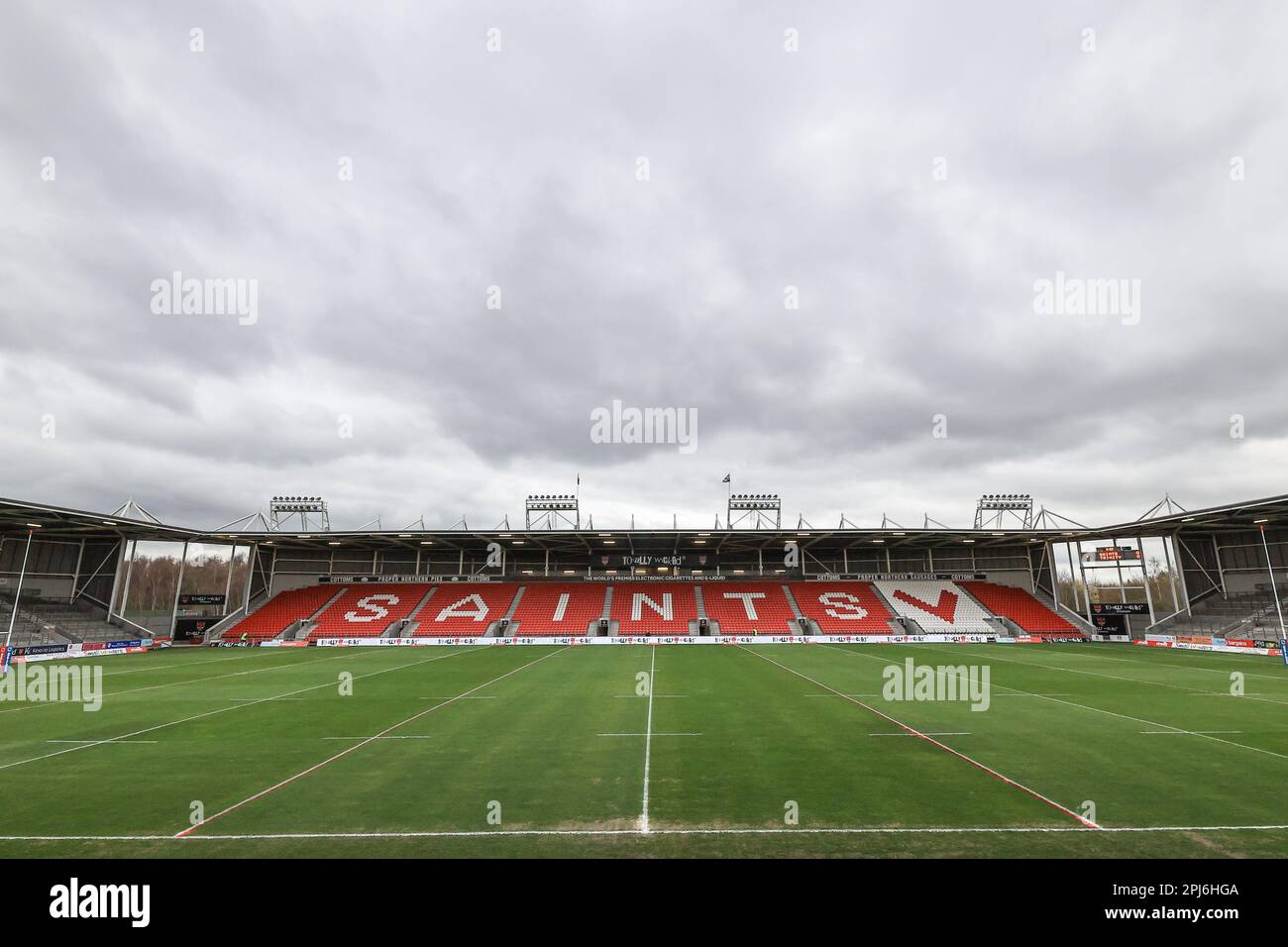 A general view of The Totally Wicked Stadium ahead of the Betfred Super ...