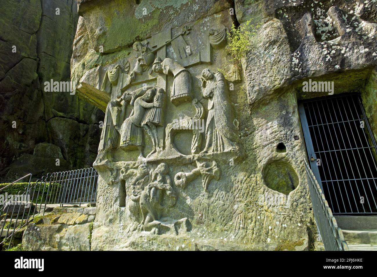 Externsteine relief hi-res stock photography and images - Alamy