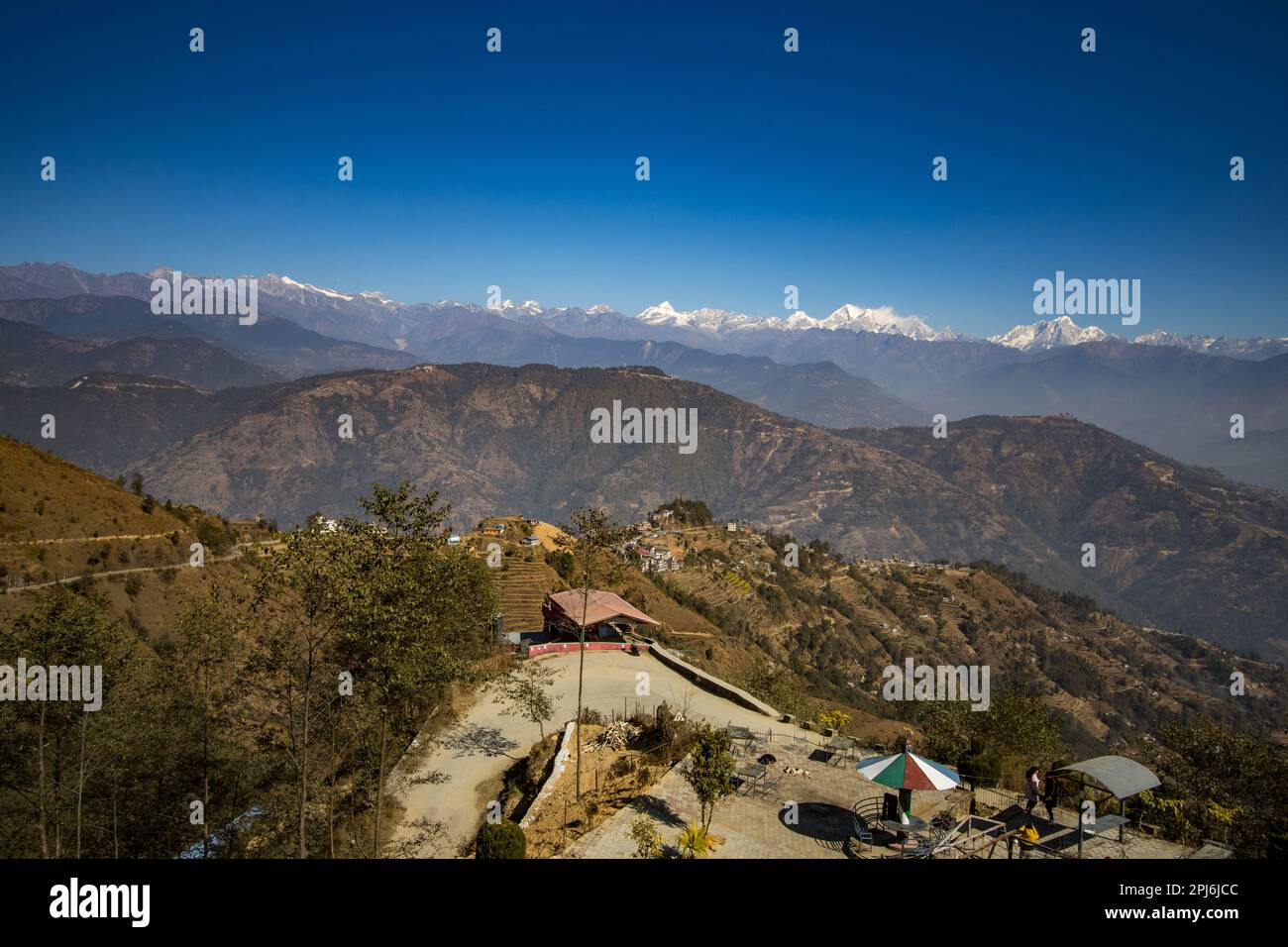 Beautiful HImalayan Mountain Range Ganesh, Langtang, Everest, HImal ...