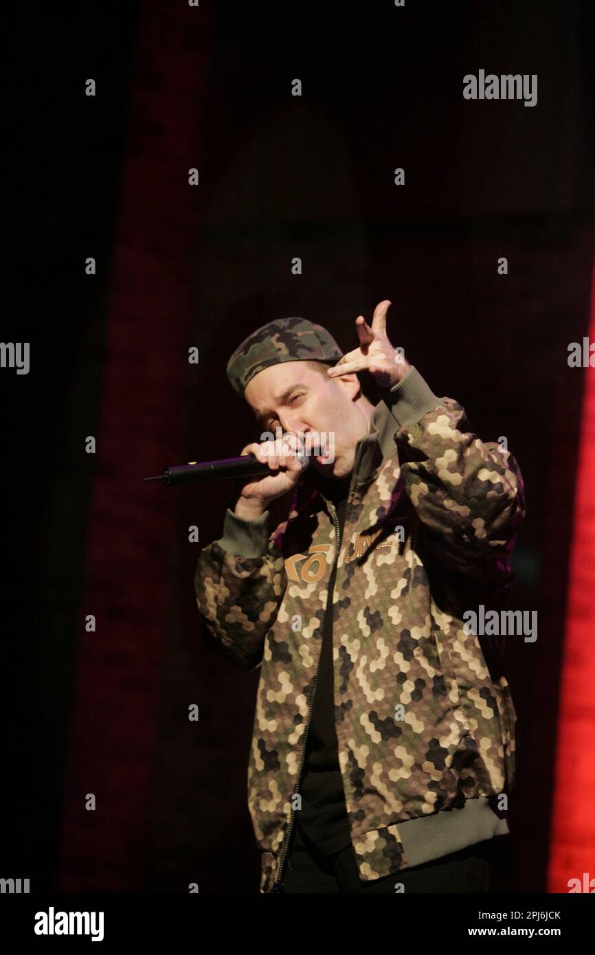 Danny Hoch as "Launch Missiles Critical" in the dress rehearsal for ...