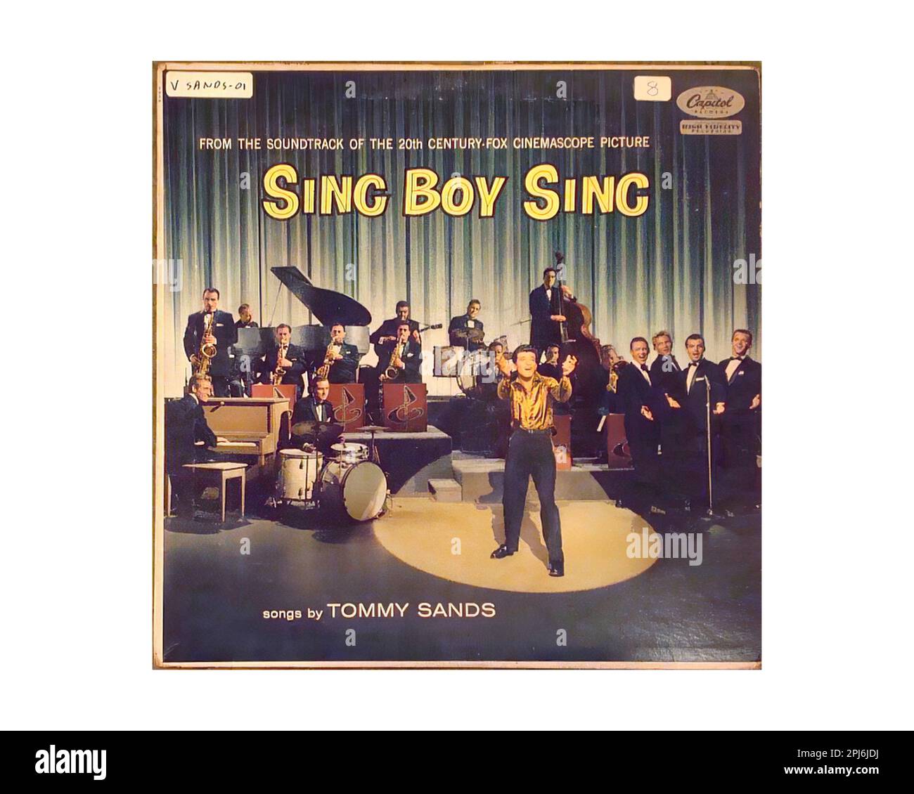 Sands Tommy 1958 - Vintage U.S. Music Vinyl Record Stock Photo - Alamy