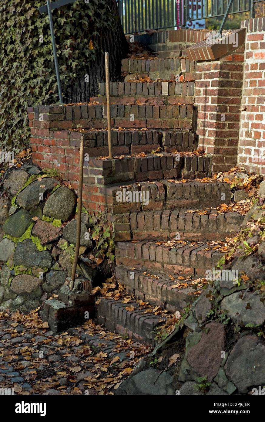 Defective brick staircase Stock Photo - Alamy