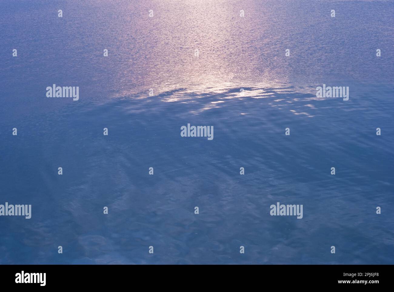 Blue hour after the setting of the sun at the North Sea Stock Photo - Alamy