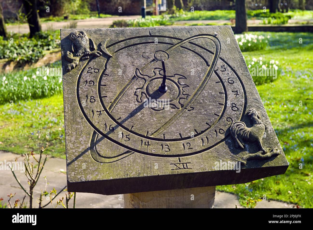 Stylized sundial hi-res stock photography and images - Alamy