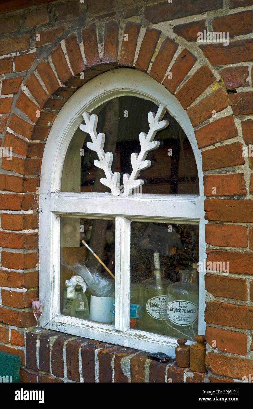 Old window of a farmhouse Stock Photo - Alamy