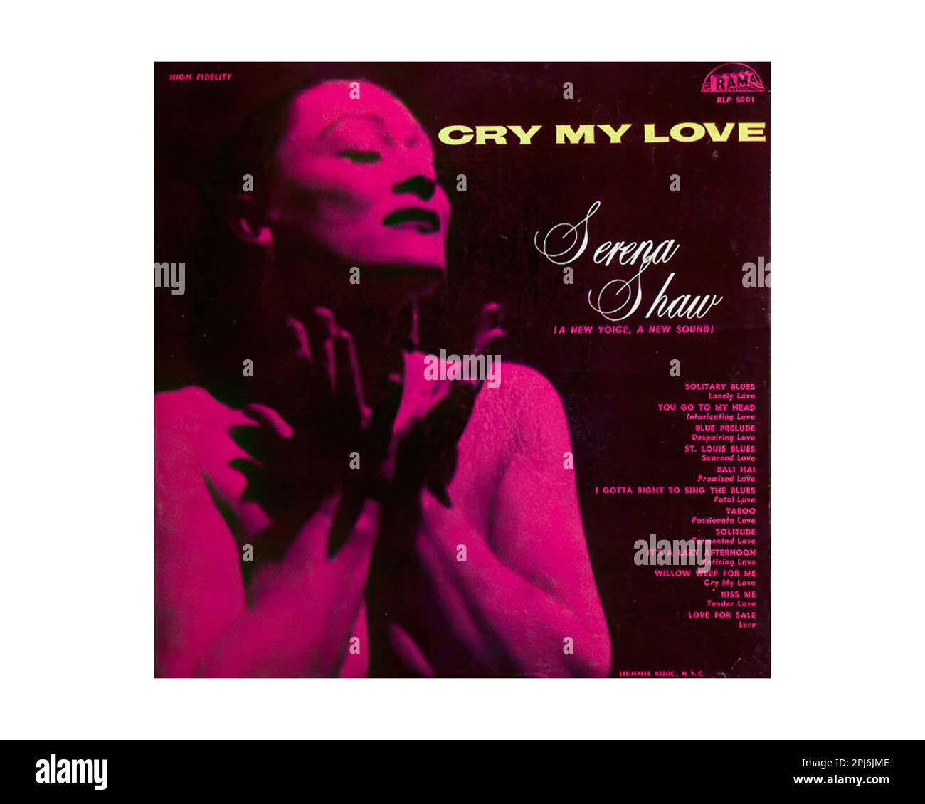 Shaw Serena 1969 - Vintage U.S. Music Vinyl Record Stock Photo - Alamy