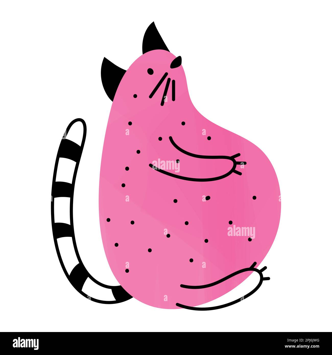 Cat Sat Clipart