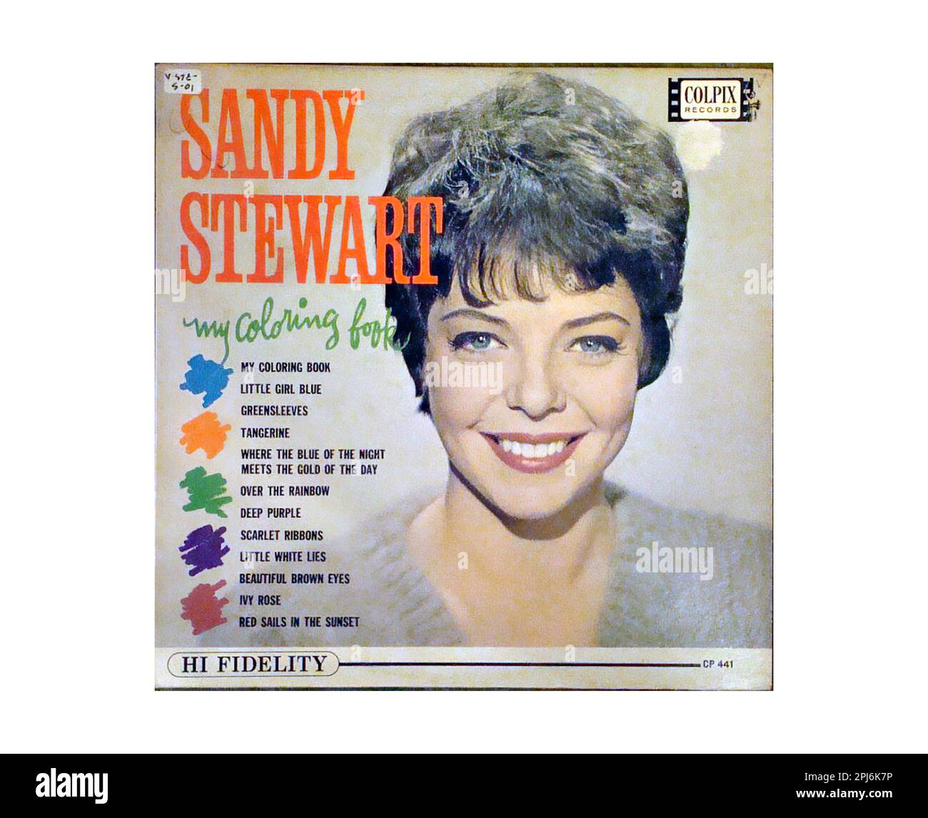 Stewart Sandy 1963 - Vintage U.S. Music Vinyl Record Stock Photo - Alamy