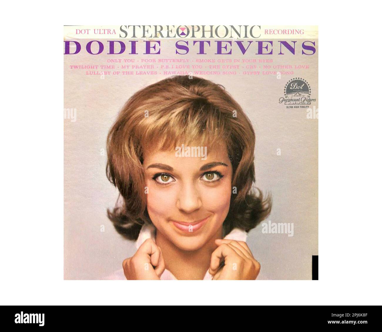 Stevens Dodie 1959 - Vintage U.S. Music Vinyl Record Stock Photo - Alamy
