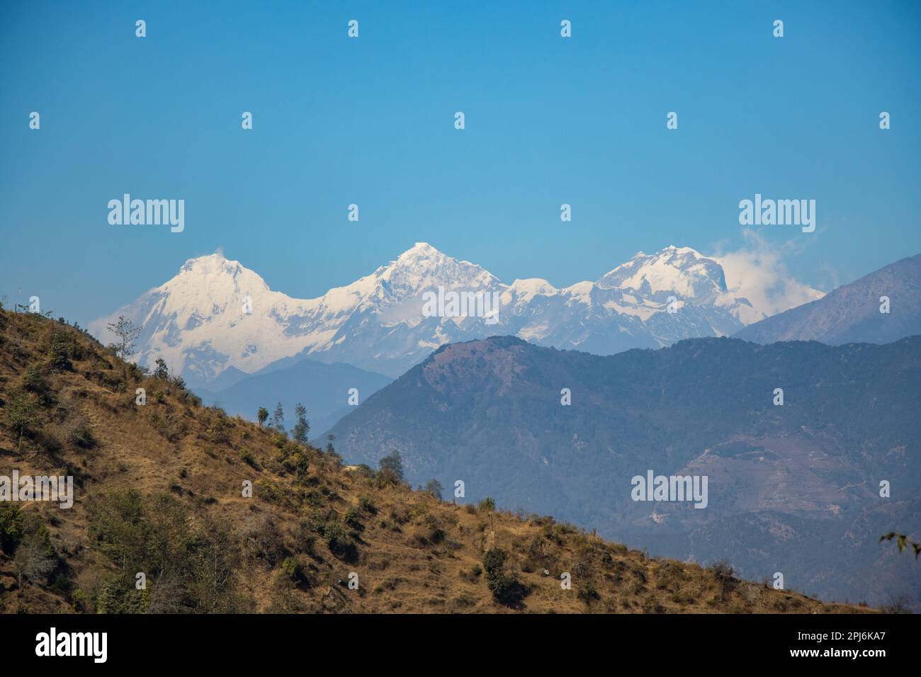 Beautiful HImalayan Mountain Range Ganesh, Langtang, Everest, HImal ...