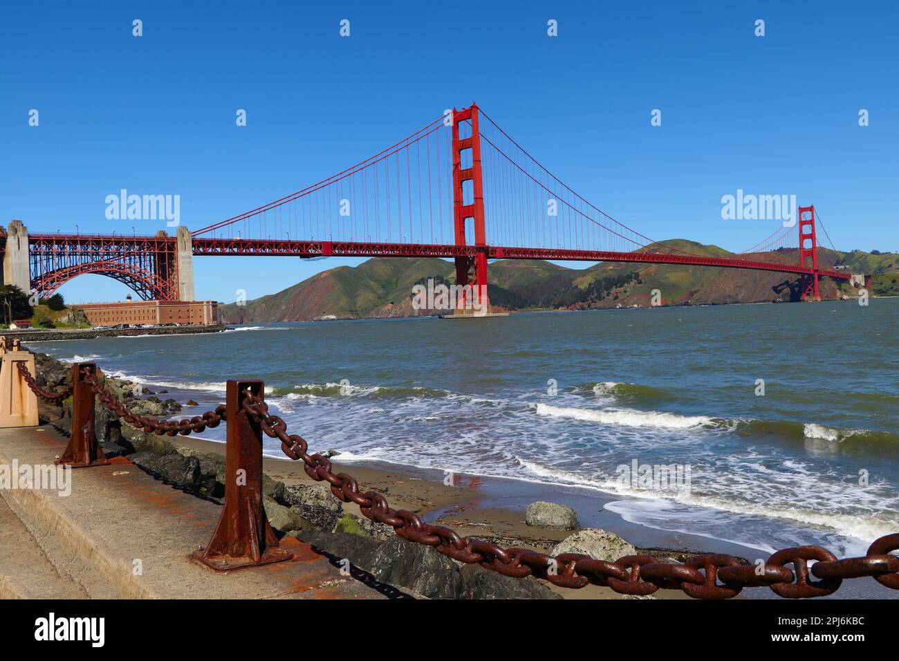 The Golden Gate Bridge is a suspension bridge spanning the Golden Gate ...