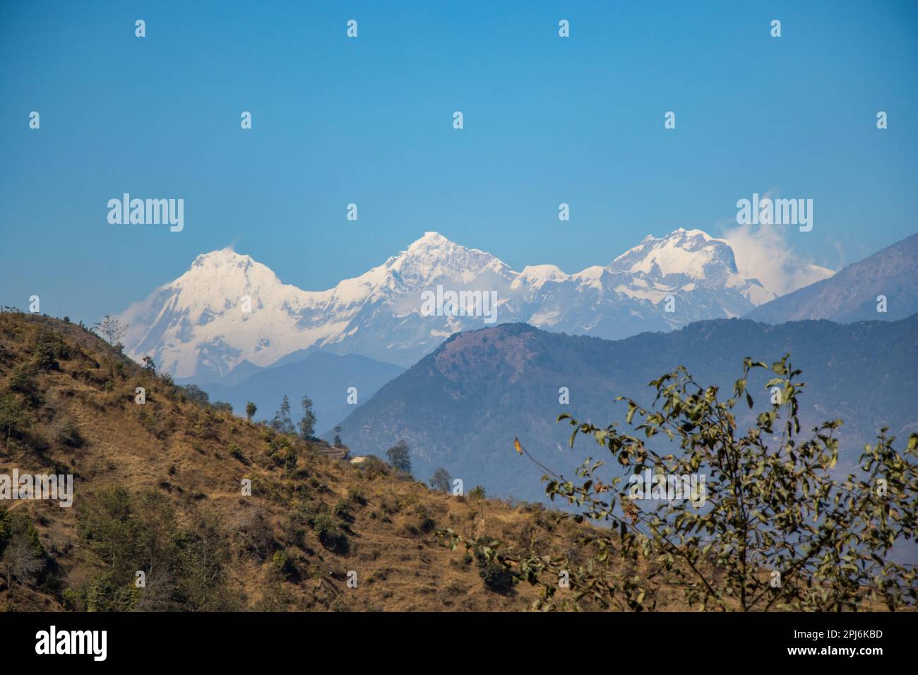 Everest sunset seen from hi-res stock photography and images - Alamy