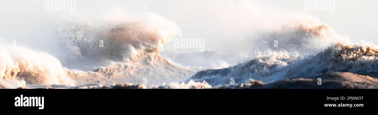 Each autumn, strong winds blow across Lake Erie whipping up large ...