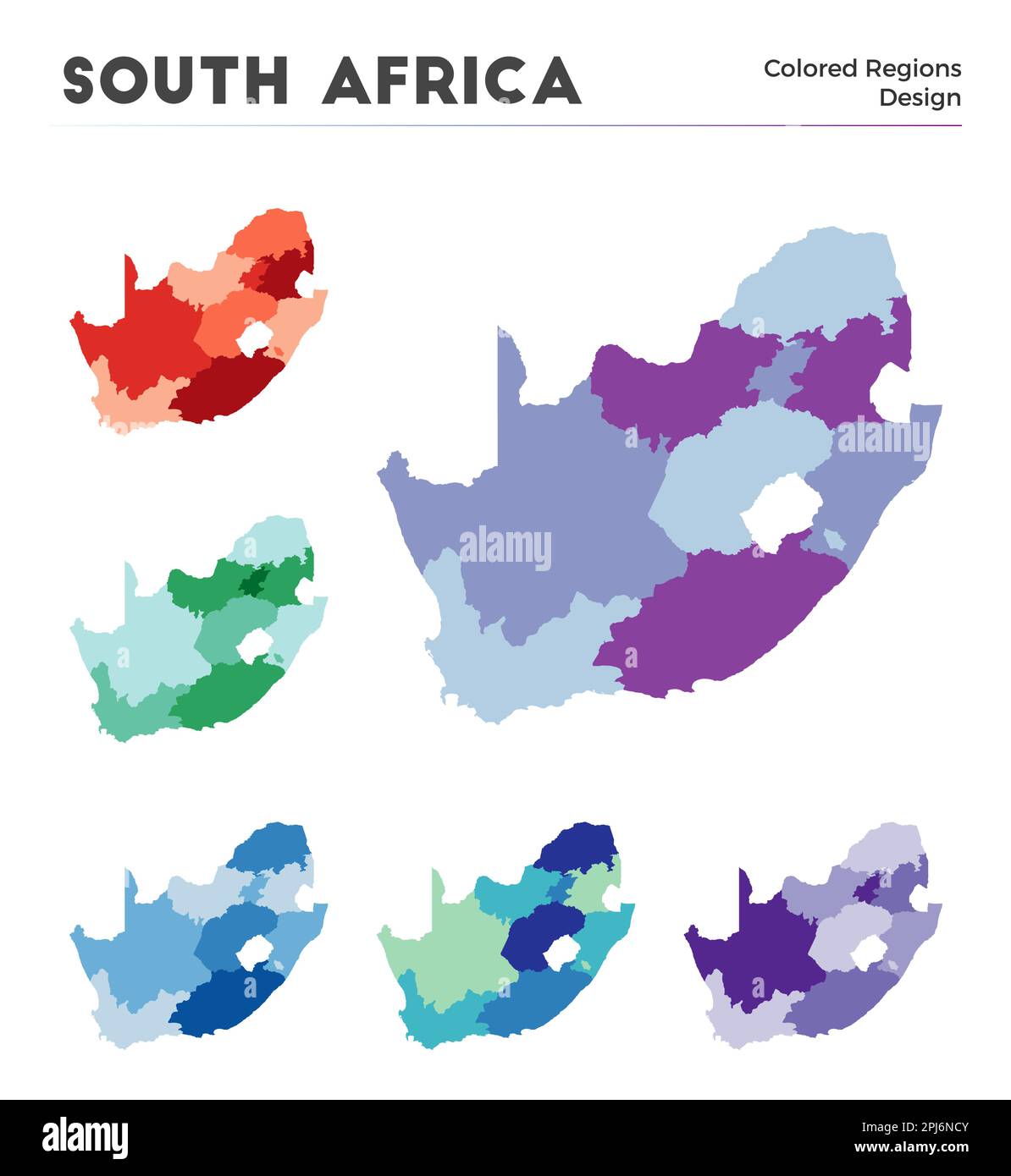 Detailed map of southern africa hi-res stock photography and images - Alamy