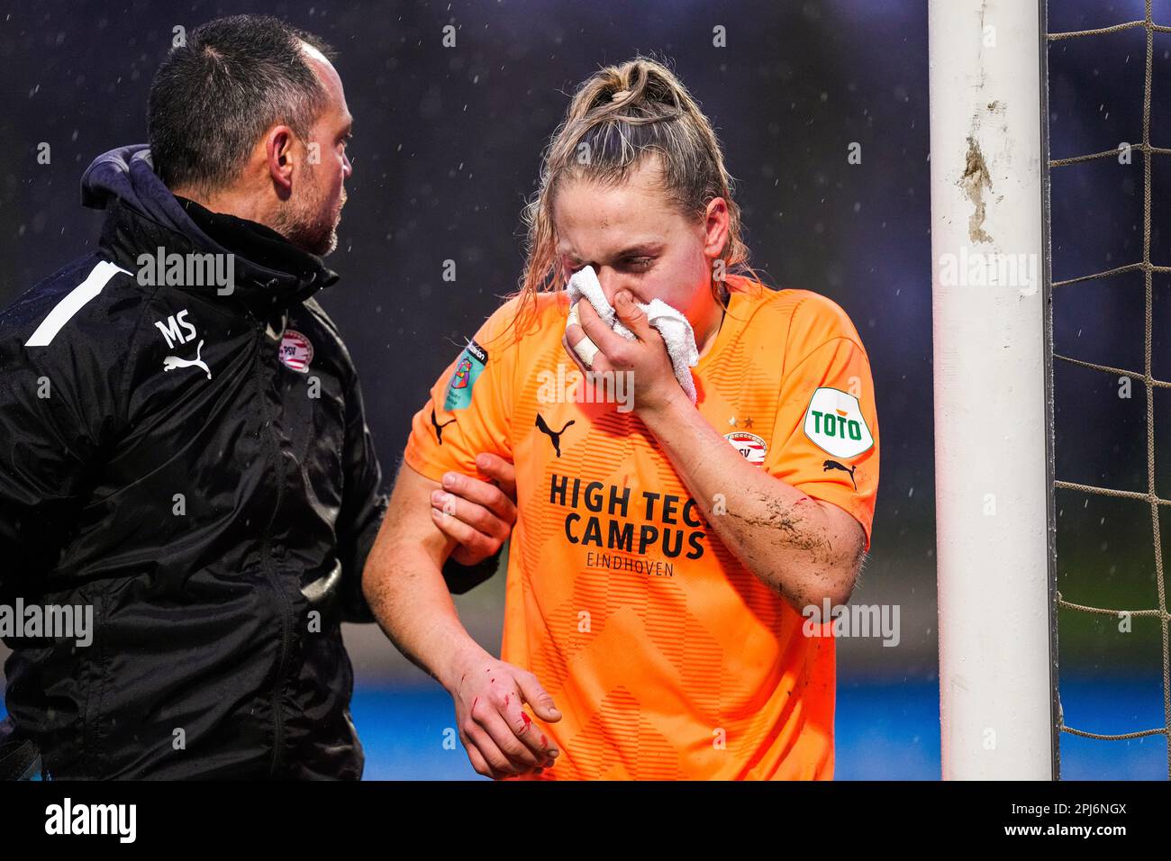 Rotterdam - PSV V1 goalkeeper Lisan Alkemade during the match between ...