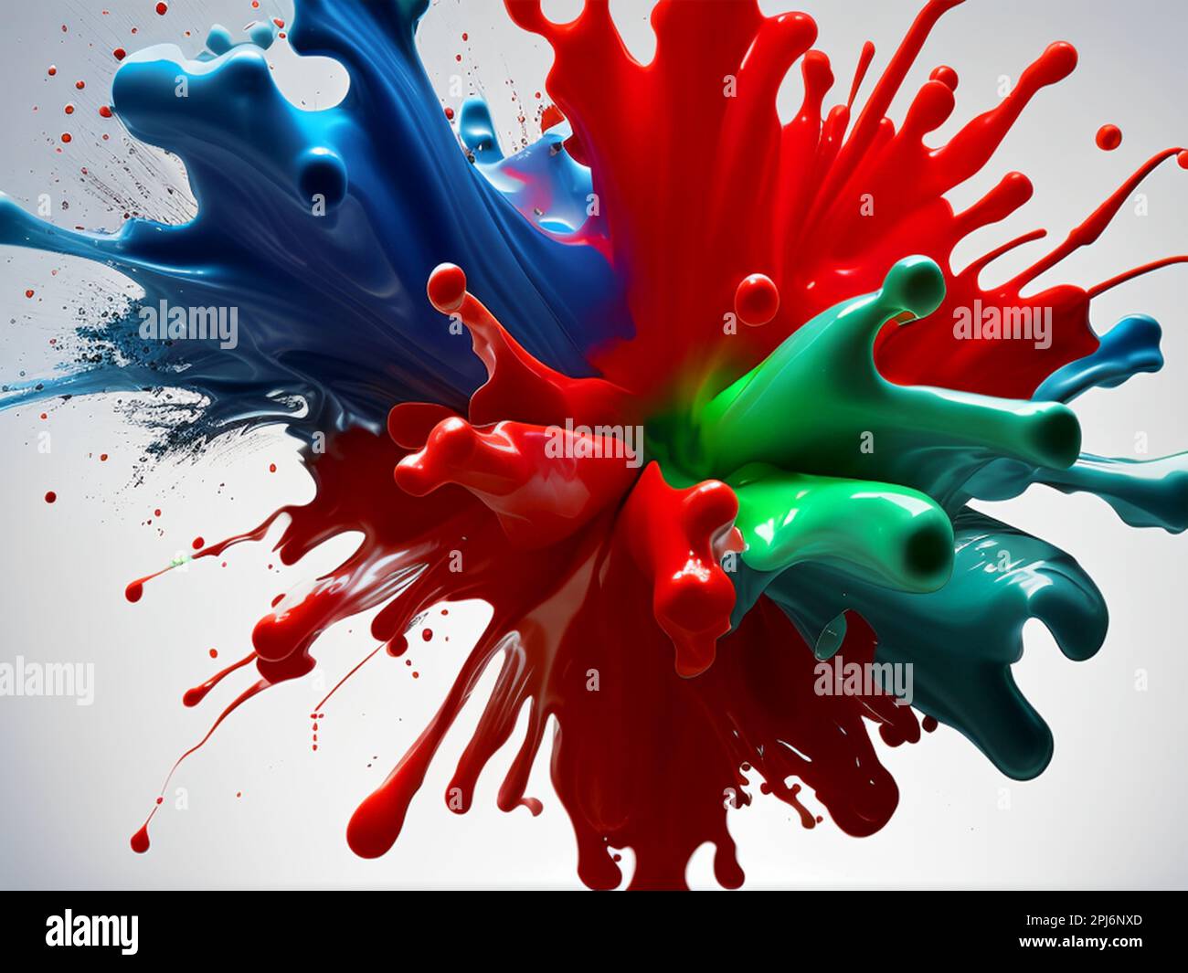 Splash of green color hi-res stock photography and images - Alamy