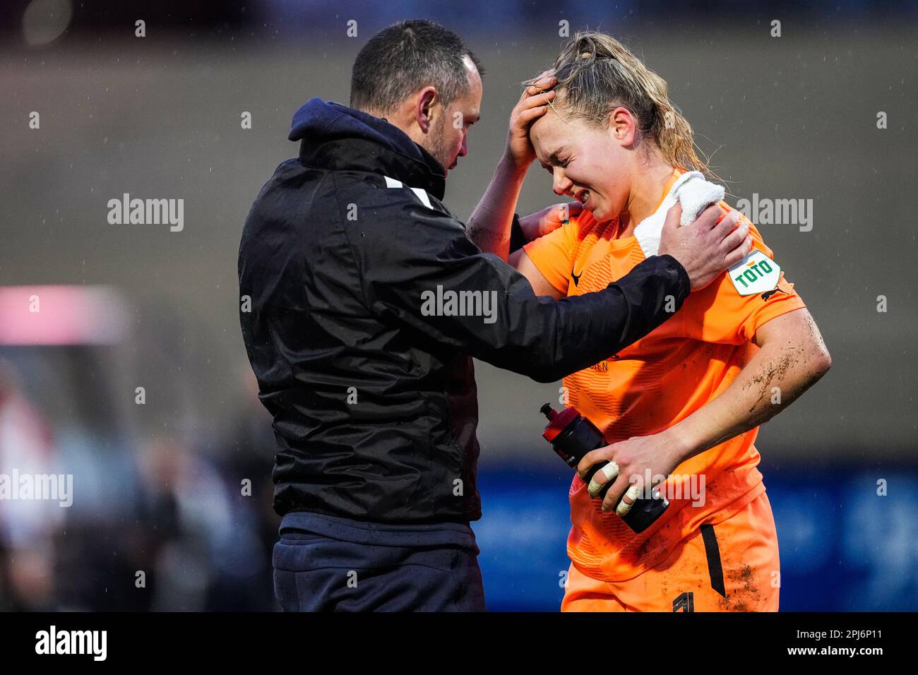 Rotterdam - PSV V1 goalkeeper Lisan Alkemade during the match between ...