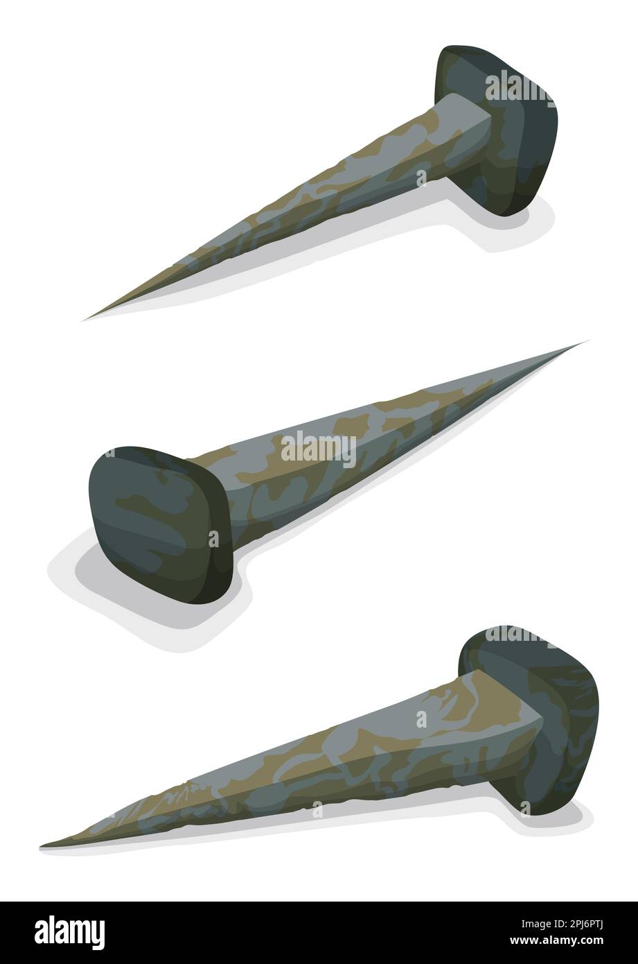 Spike nails on old hi-res stock photography and images - Alamy