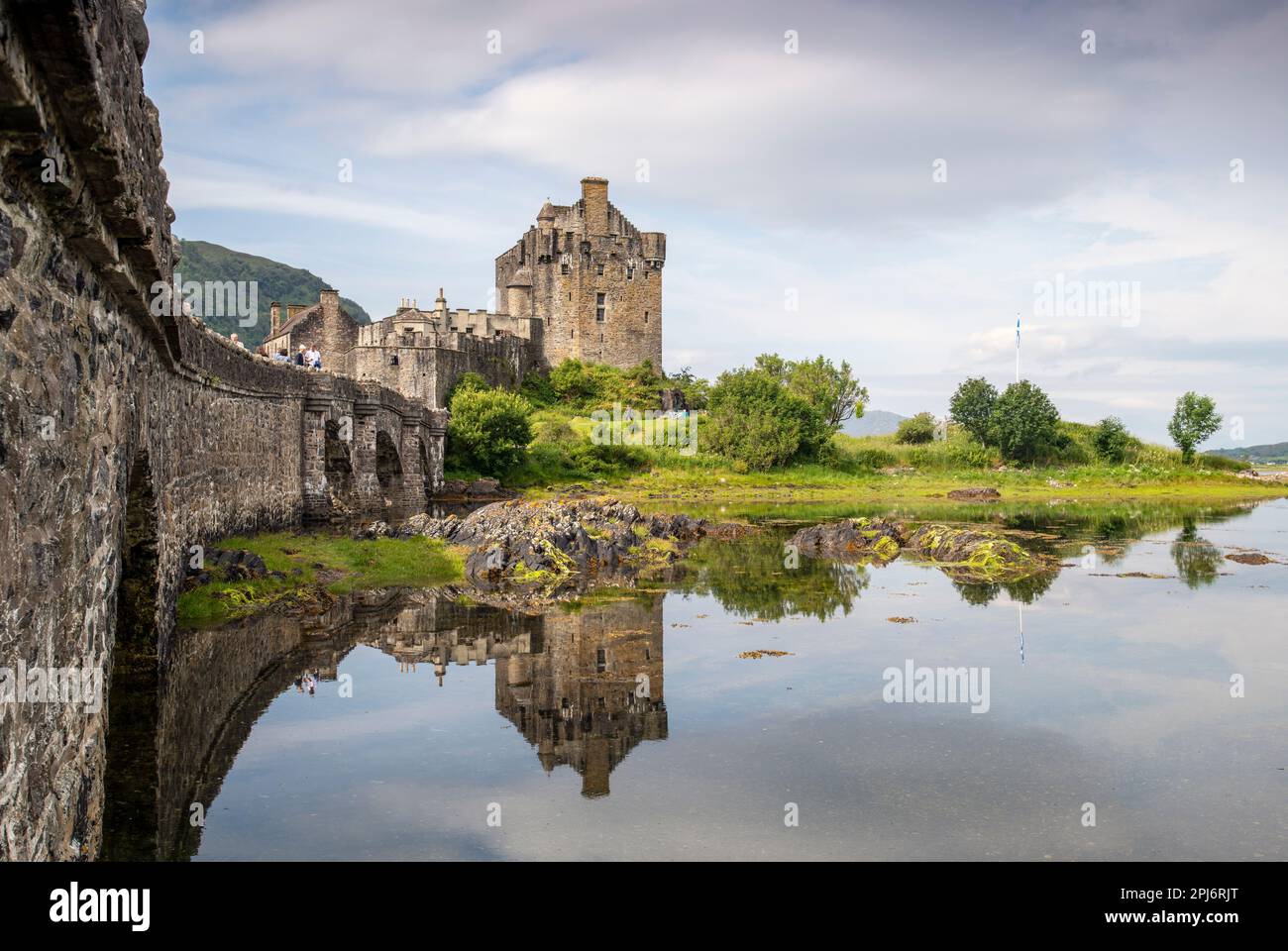 View of Eilean Donan Castle near Dornie in Scotland, UK Stock Photo - Alamy
