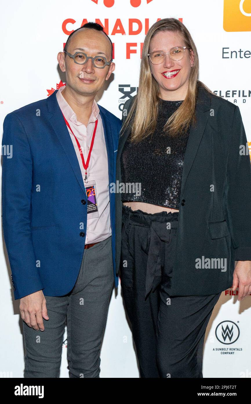 Toronto, Canada. 30th Mar, 2023. Jason Karman and Kristyn Stilling ...