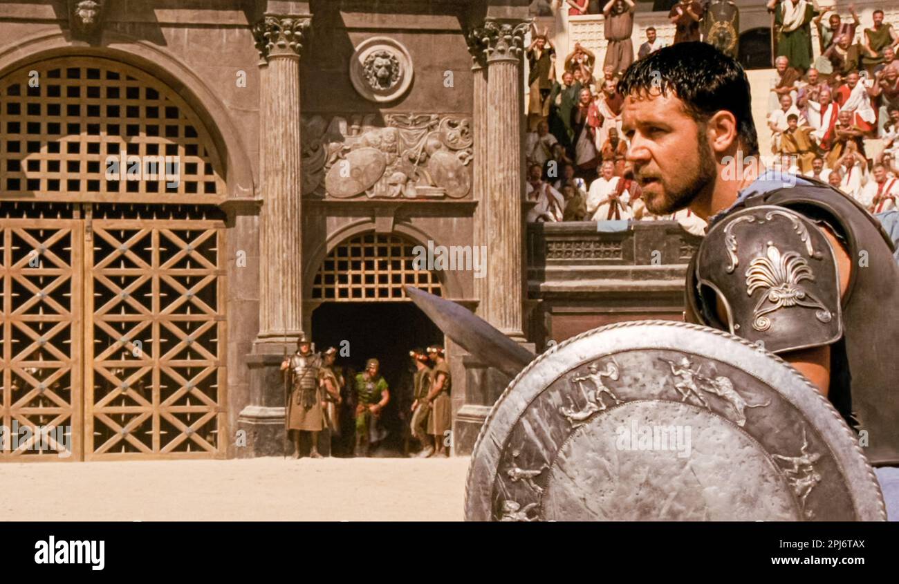 Gladiator Movie Shield Together