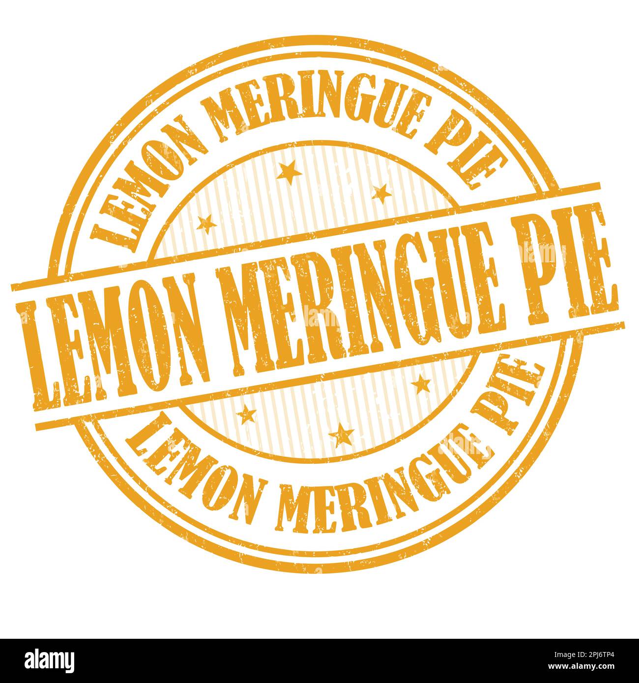 Lemon meringue pie grunge rubber stamp on white background, vector ...
