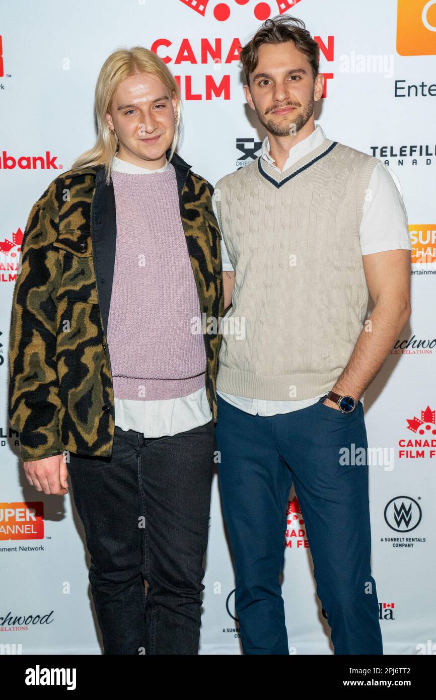 Toronto, Canada. 30th Mar, 2023. Simon Paluck and Caleb Harwood attend ...