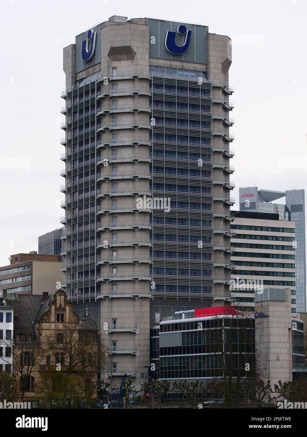 Frankfurt, Germany, 03.31.2023 Photo of the Union Investment high-rise ...