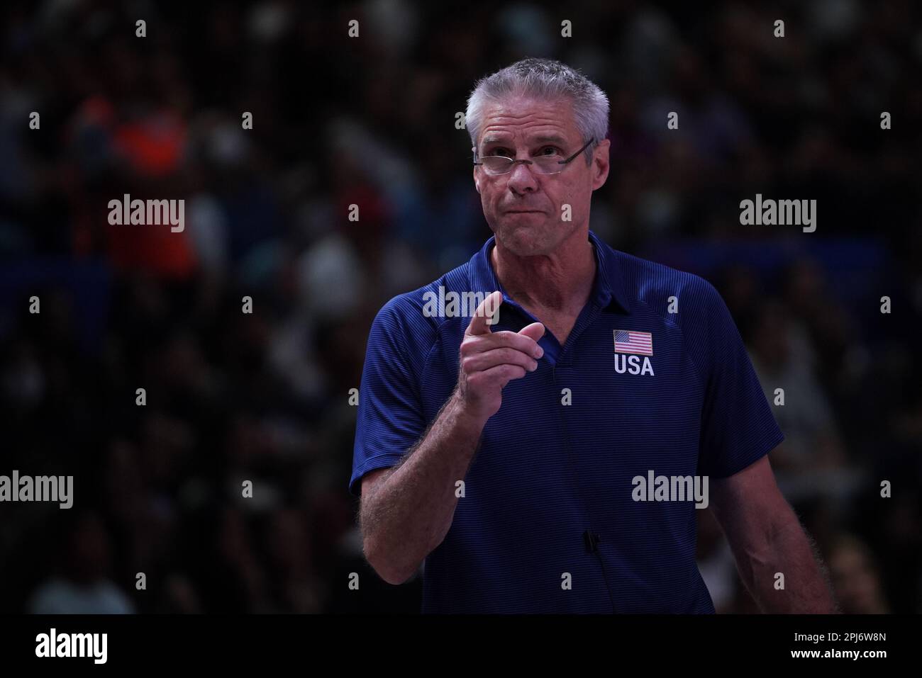 ANKARA, TURKIYE - JULY 13, 2022: Coach Karch Kiraly in United States vs ...